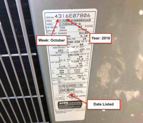 Lennox Serial Number Date Code Bettastart