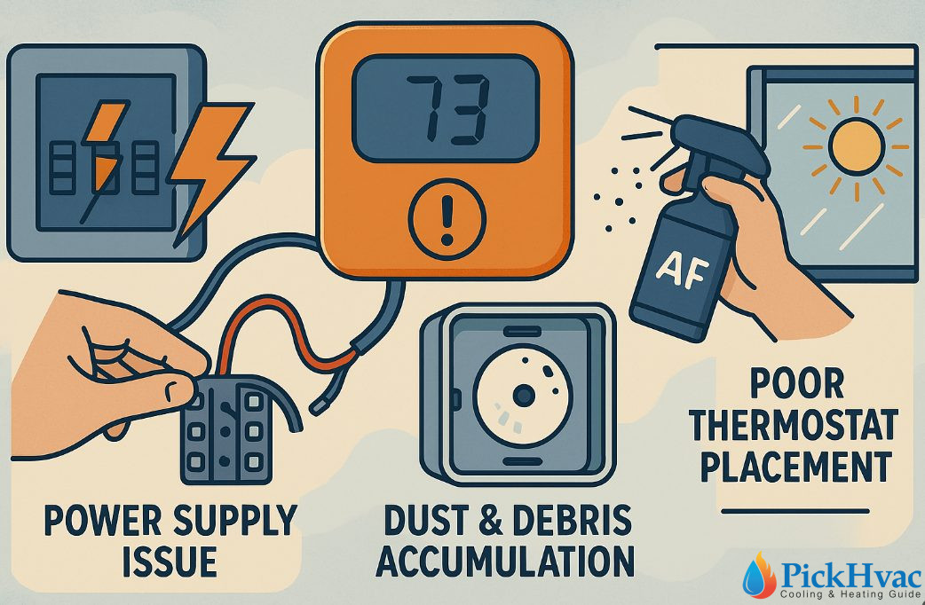 Ac Thermostat Not Working: Causes and Fixes 2025 - PICKHVAC