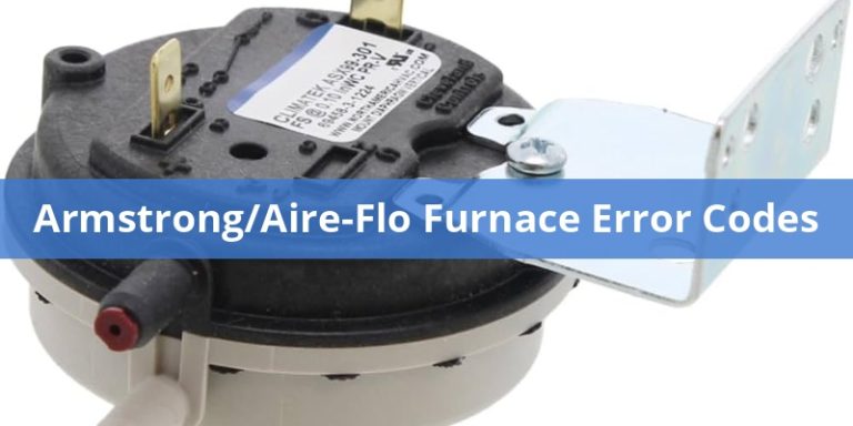 Armstrong/Aire-Flo Furnace Error Codes: Complete Diagnostic Guide for ...